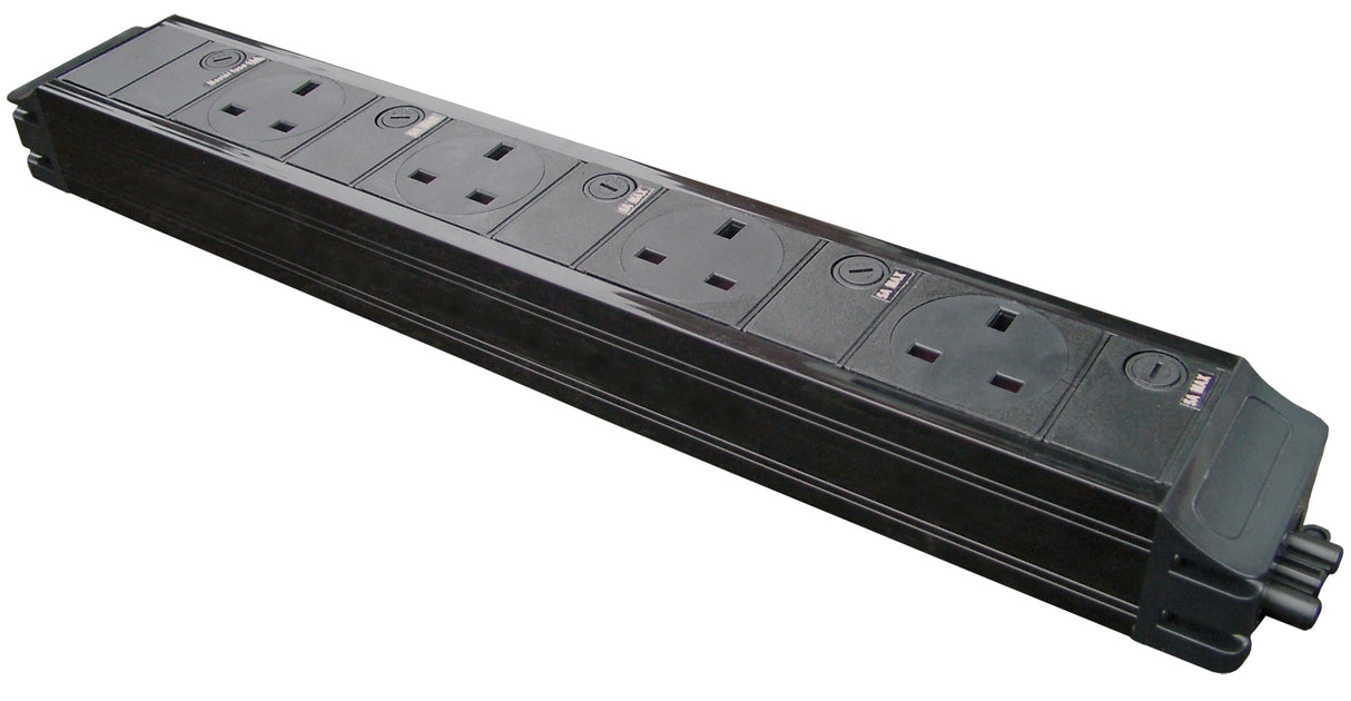 P-PACK4/PF/13A - 4 Power Under Desk Power Unit — Deskpower.co.uk