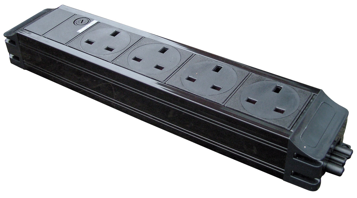 P-PACK4/PF/NF/13A - 4 Power Under Desk Power Unit — Deskpower.co.uk
