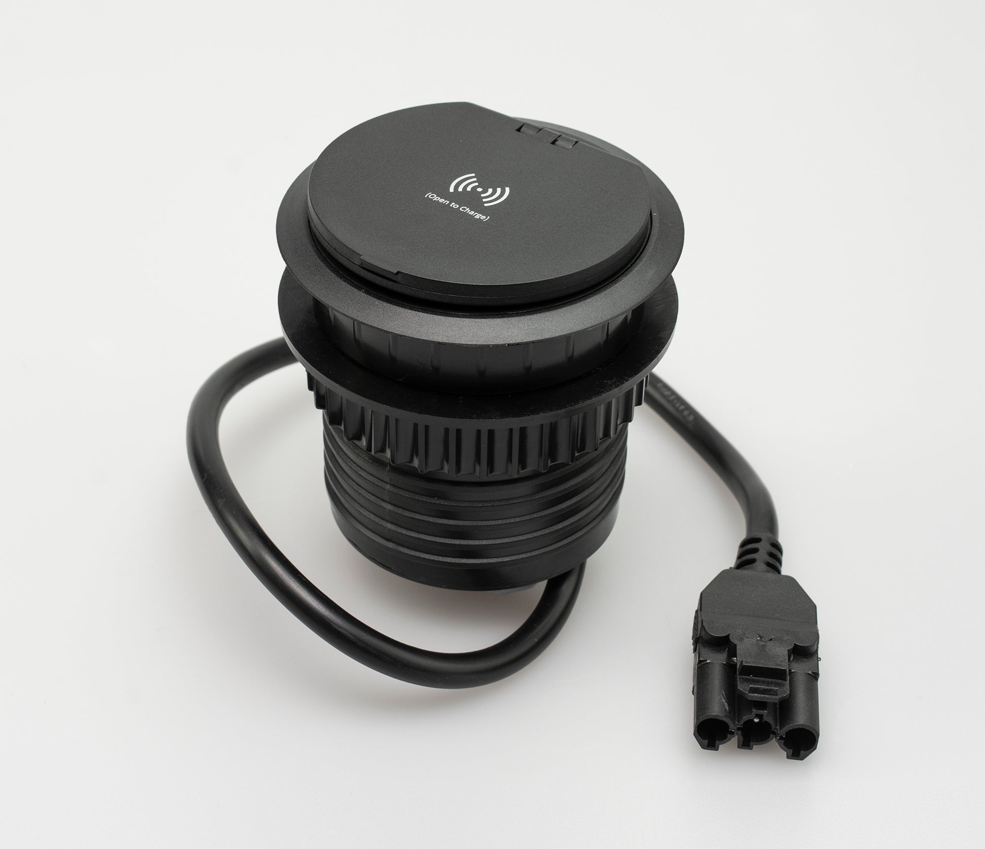 PGBUSB80/WC - Power & USB Desk Grommet with Wireless charging ...