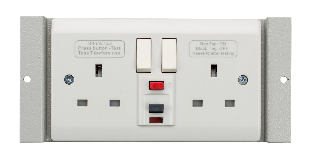 ST0287FM/RCD - Flush mounted Twin Switched RCD Protected Sockets ...