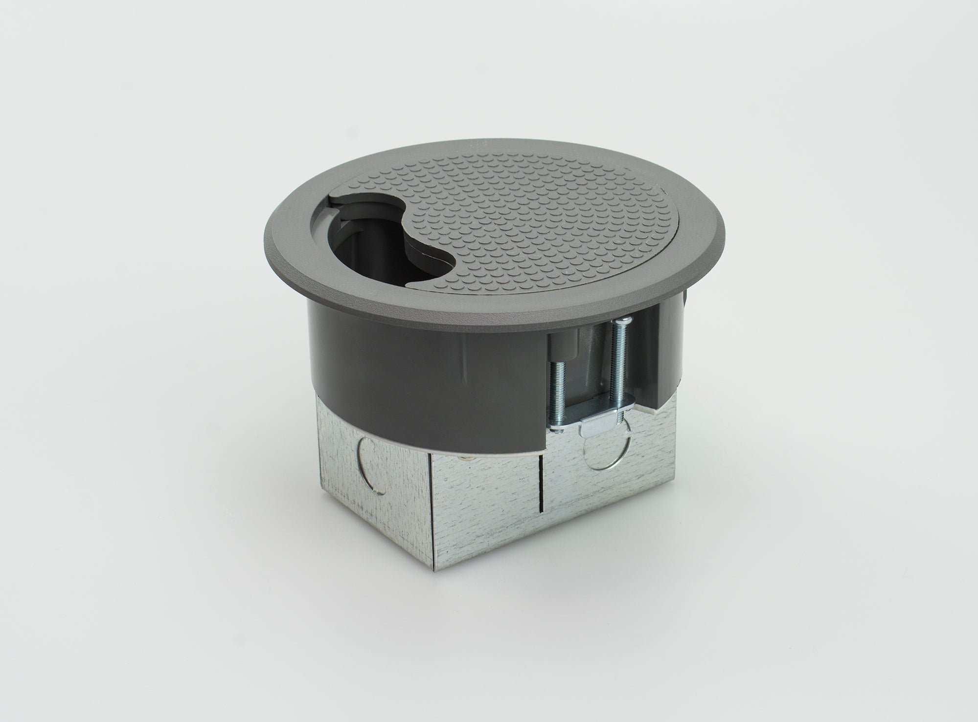 PG003G - 127mm Standard Power Grommet with 2 Data Spaces — Deskpower.co.uk
