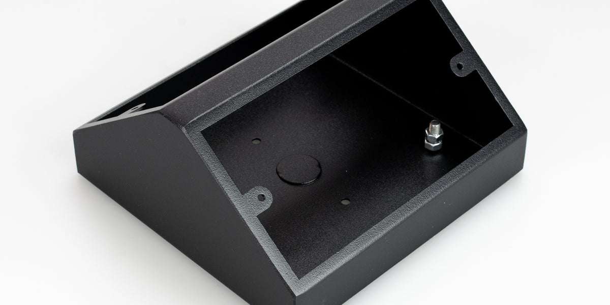 PED4B- Back 2 Back Double Electrical Bench in Black — Deskpower.co.uk